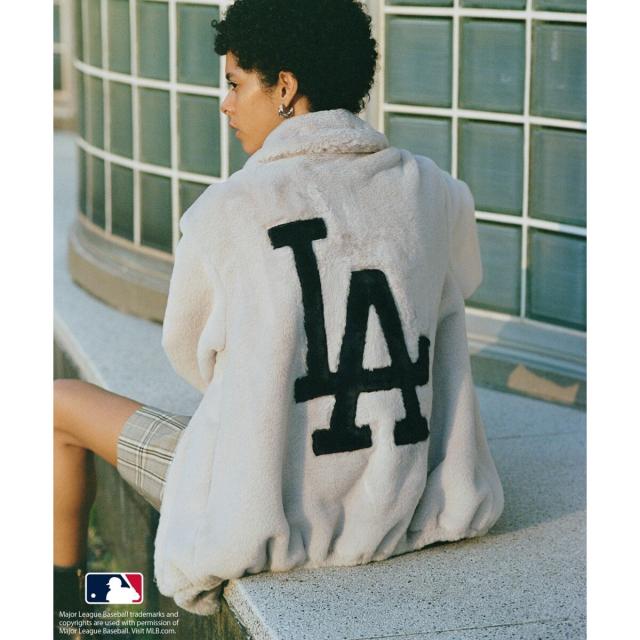 ロペ（ROPE’）/【MLB COLLECTION BY JUN】フェイクファーブルゾン