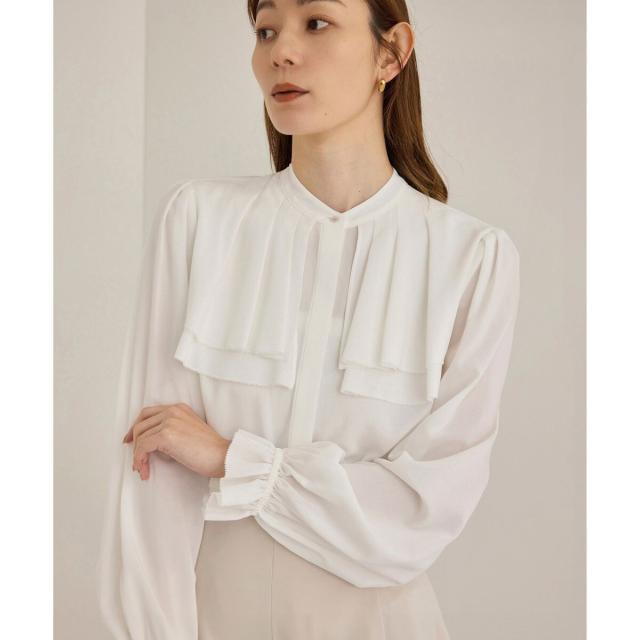 ロペ（ROPE’）/【洗える】ダブルヨークギャザーブラウス