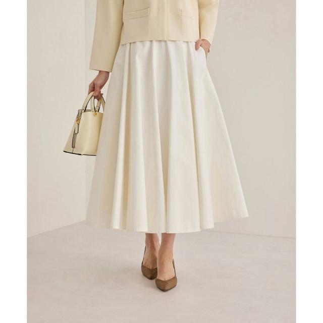 ロペ（ROPE’）/【洗える】ドライコットンフォルムフレアスカート/セレモニー・通勤対応