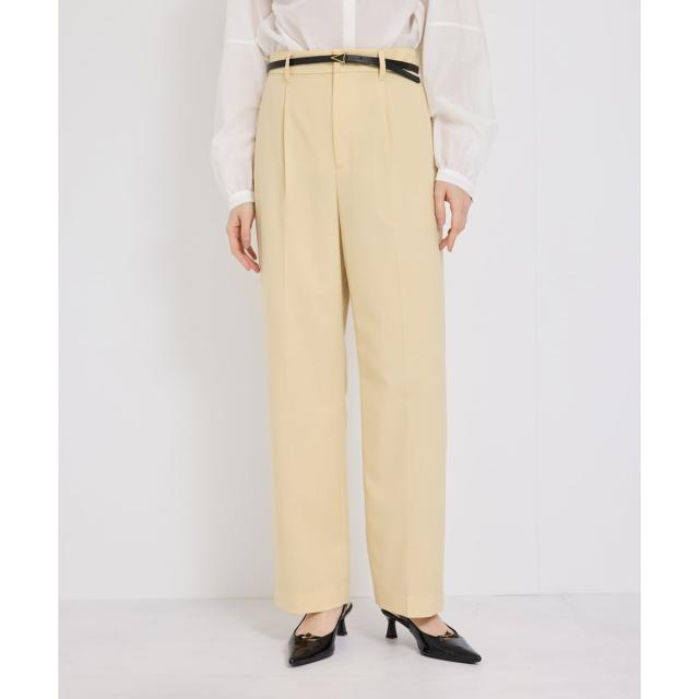 ロペ（ROPE’）/ポプリンセンタープレスパンツ/セットアップ対応