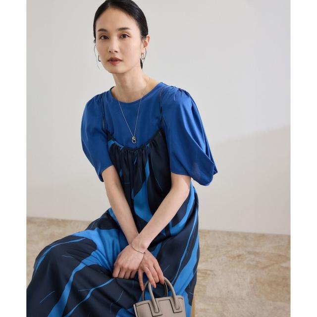 ロペ（ROPE’）/【洗える】エクスペンド リーフキャミワンピース【DEVEAUX（デヴォー）】