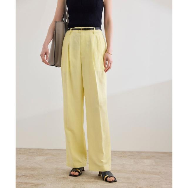 ロペ（ROPE’）/レーヨンリネン センタープレスパンツ【セットアップジャケット・ワンピース対応】