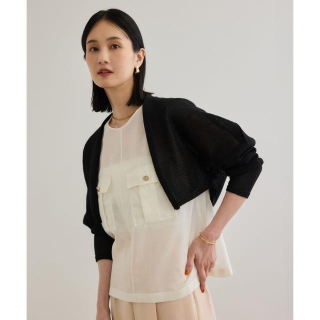 ロペ（ROPE’）/ホールガーメント ボレロニットカーディガン