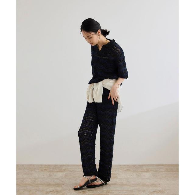 ロペ（ROPE'）/【COOHEM（コーヘン）】ZIGZAG SUKASHI KNIT PULLOVER