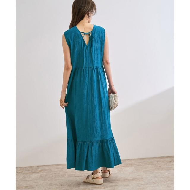 ロペ（ROPE’）/【WEB・一部店舗限定】バックシャンティアードワンピース/洗える