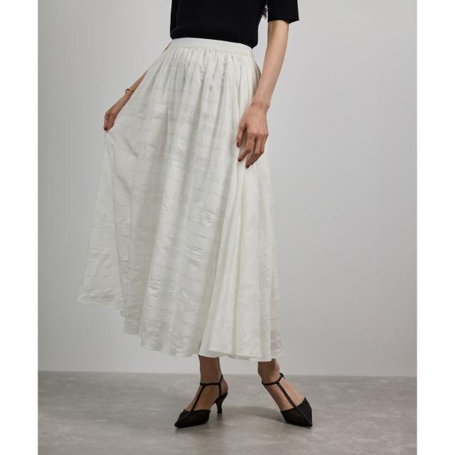 ロペ（ROPE’）/【洗える】シアーチェックスカート/セットアップ対応