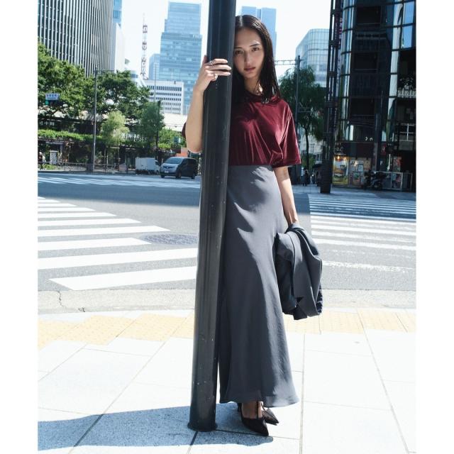 ロペ（ROPE’）/シアーエアリー マーメイドスカート/セットアップ対応