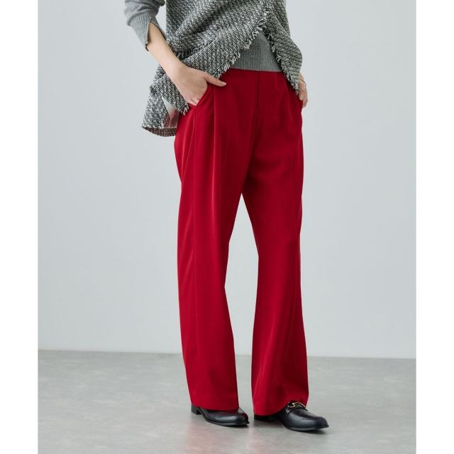 ロペ（ROPE'）/センタープレスパンツ(トリアセテートツイル/デニム