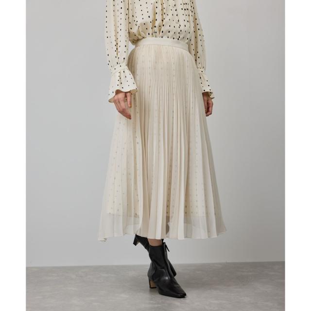 ロペ（ROPE’）/スクエアドットプリントププリーツスカート