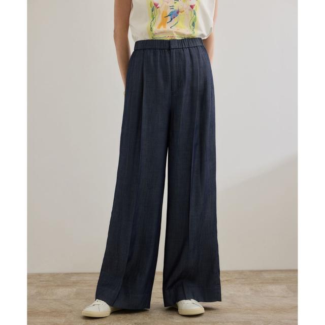 ロペ（ROPE’）/【洗える】テンセルデニムイージーパンツ