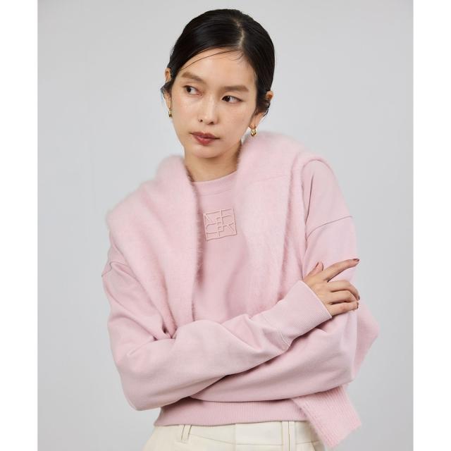 ロペ（ROPE’）/アナグラム刺繍スウェットプルオーバー/イージーケア