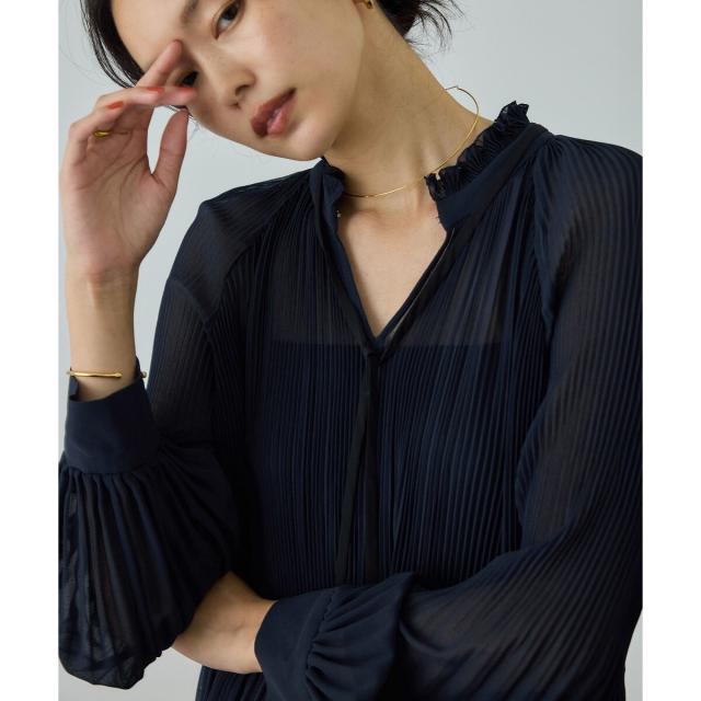 ロペ（ROPE’）/プリーツデザインブラウス/イージーケア