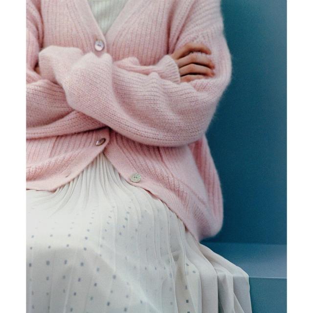 ロペ（ROPE’）/スーパーキッドモヘヤVネックカーディガン/イージーケア