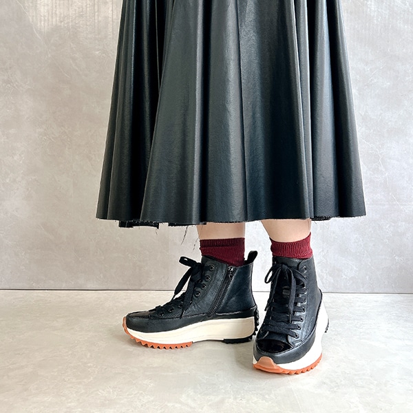 ヌーベルヴォーグ リラックス（NOUBEL VOUG Relax）/【25秋冬新作】【人気商品】厚底 サイドファスナー ハイカット レースアップスニー…