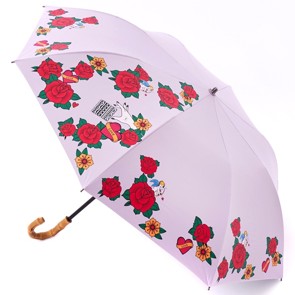 フォション（FAUCHON）/フォション　折りたたみ日傘（傘袋付き）ange（アンジュ）　【FAUCHON】