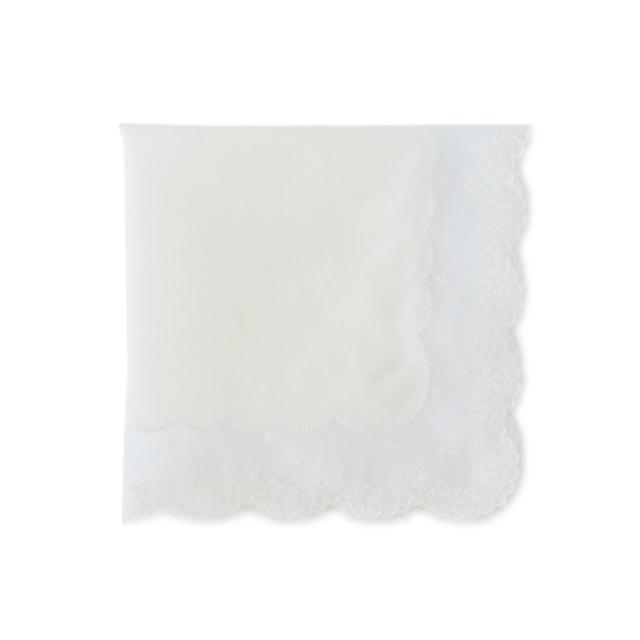 ブルーミング（BLOOMING）/【約30×30cm】ブライダル　レースハンカチ　プティクローバー