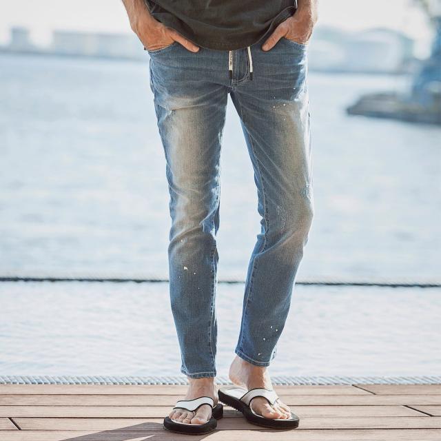 ウノピゥウノウグァーレトレ リラックス/1PIU1UGUALE3 RELAX ペイントライトデニム