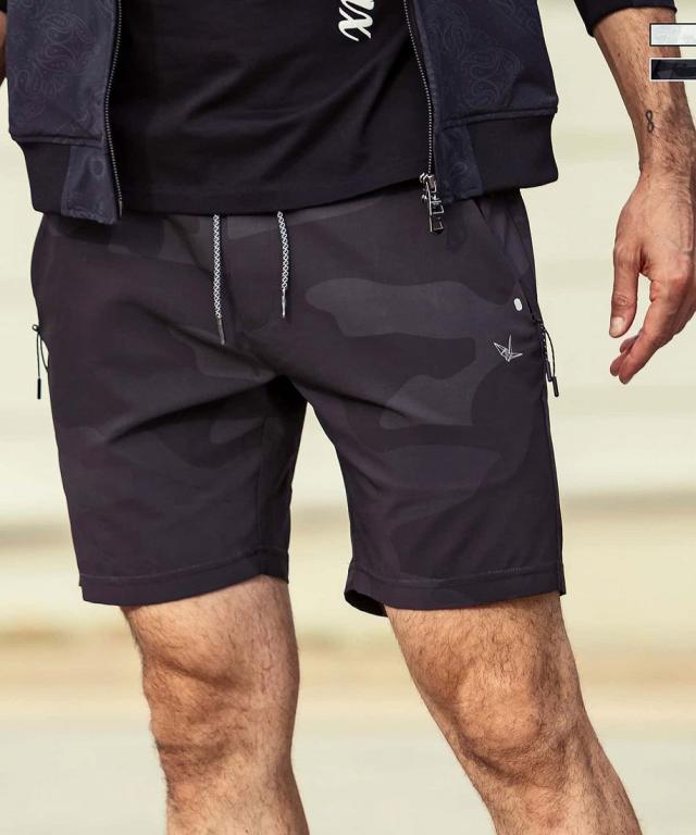 ウノピゥウノウグァーレトレ リラックス（1PIU1UGUALE3 RELAX）/1PIU1UGUALE3 RELAX 総柄ランニングショーツ