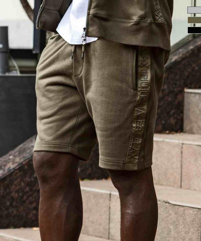 ウノピゥウノウグァーレトレ リラックス（1PIU1UGUALE3 RELAX）/1PIU1UGUALE3 RELAX テープロゴショーツ