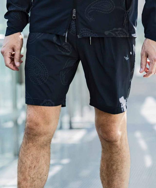 ウノピゥウノウグァーレトレ リラックス（1PIU1UGUALE3 RELAX）/1PIU1UGUALE3 RELAX クレイジーカモランニングショーツ