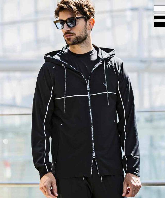 ウノピゥウノウグァーレトレ リラックス（1PIU1UGUALE3 RELAX）/1PIU1UGUALE3 RELAX パイピングフーディー