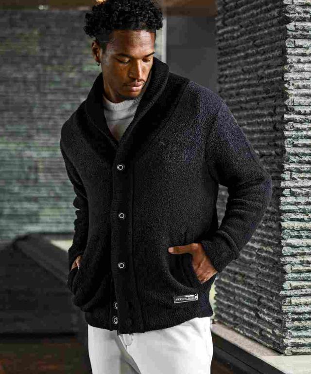 ウノピゥウノウグァーレトレ リラックス（1PIU1UGUALE3 RELAX）/1PIU1UGUALE3 RELAX グラデーションニットショールカーディガン