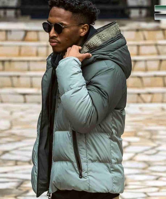 ウノピゥウノウグァーレトレ リラックス（1PIU1UGUALE3 RELAX）/1PIU1UGUALE3 RELAX グラデーションダウンジャケット