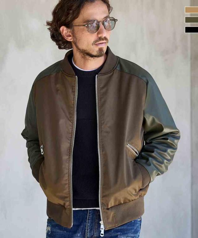 ウノピゥウノウグァーレトレ リラックス（1PIU1UGUALE3 RELAX）/1PIU1UGUALE3 RELAX ブライトストレッチクレイジーブルゾン