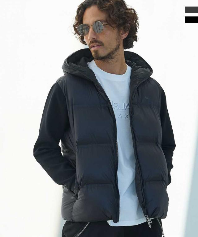 ウノピゥウノウグァーレトレ リラックス（1PIU1UGUALE3 RELAX）/1PIU1UGUALE3 RELAX スーパーライトテックパデッドジャケット