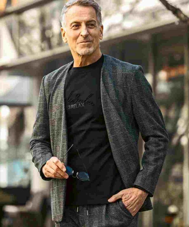 ウノピゥウノウグァーレトレ リラックス（1PIU1UGUALE3 RELAX）/1PIU1UGUALE3 RELAX グレンチェックノーカラージャケット