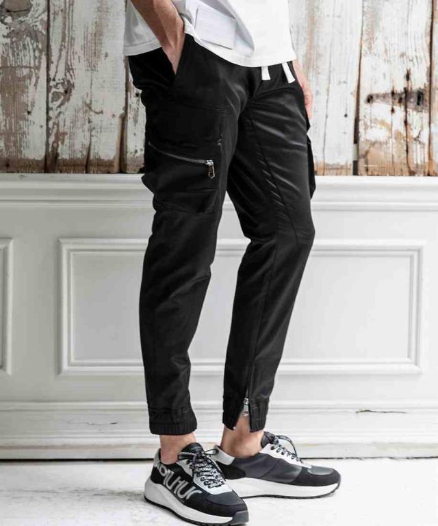 ウノピゥウノウグァーレトレ リラックス（1PIU1UGUALE3 RELAX）/1PIU1UGUALE3 RELAX ブライトストレッチスリムカーゴパンツ