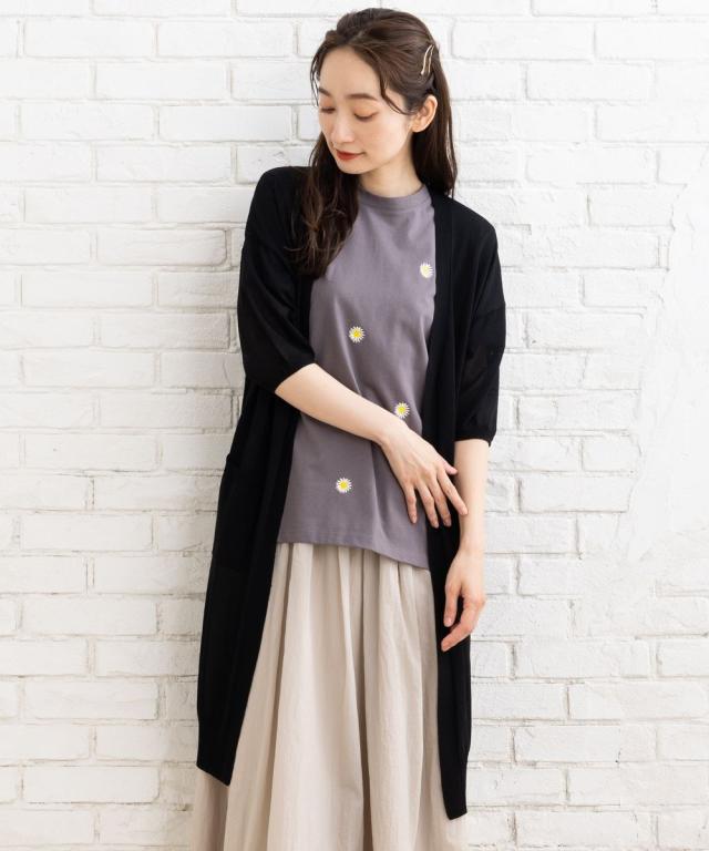 サブ ストリート/【大きいサイズ】 9号・15号(M・3L) FONTLAB 着流しロングカーディガン