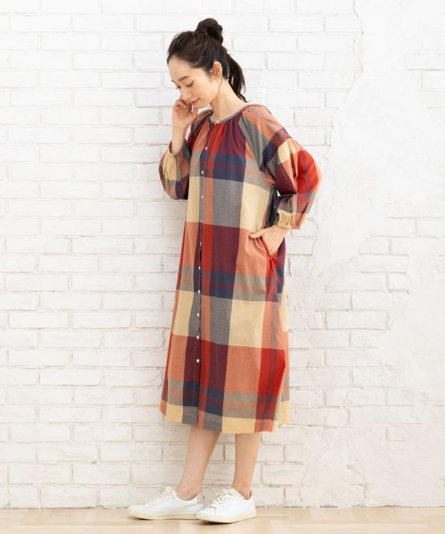 サブ ストリート（sab street）/【大きいサイズ】 9号・15号 INDESIGN チェックオンチェック2wayワンピース
