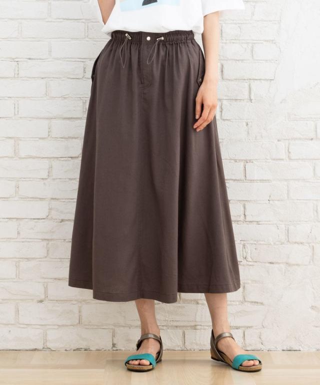 サブ ストリート（sab street）/【大きいサイズ】 9号・15号(M・3L) FONTLAB キャンバスカーゴスカート