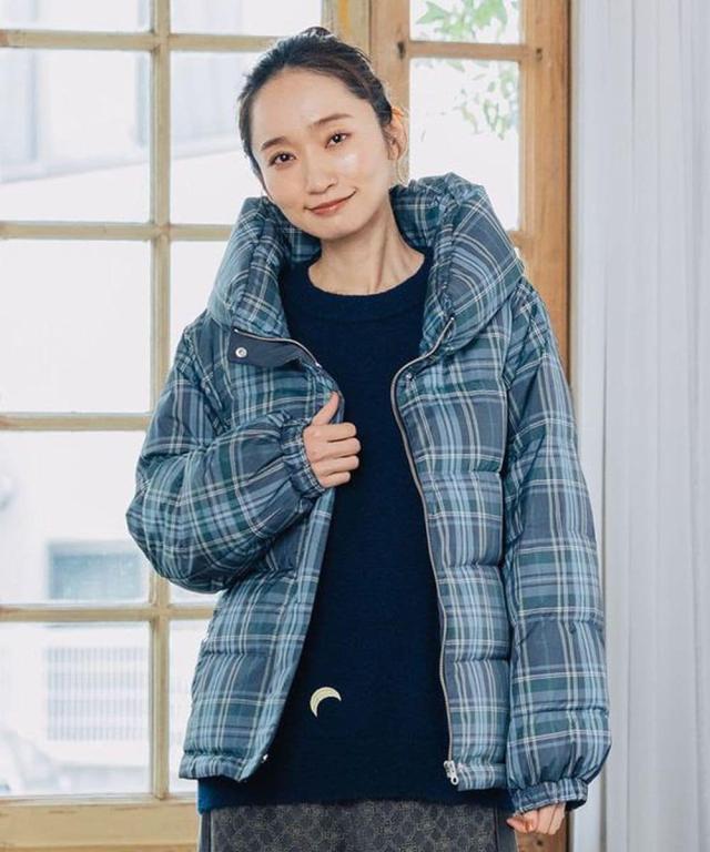 サブストリート（sab street）/【大きいサイズ】 9号・15号・19号 FONTLAB リバーシブルチェックダウンジャケット