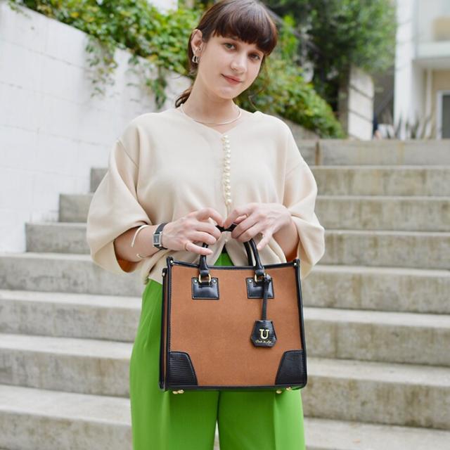 ユー（U）/スエード Angle【アングル】トートバッグ Mサイズ