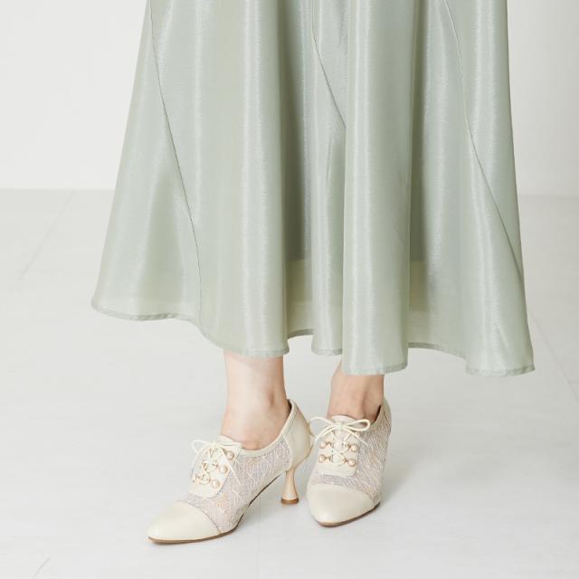 オリエンタルトラフィック（ORiental TRaffic）/チュールレースアップパンプス/41105