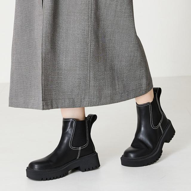 オリエンタルトラフィック（ORiental TRaffic）/カラーステッチサイドゴアブーツ/41408