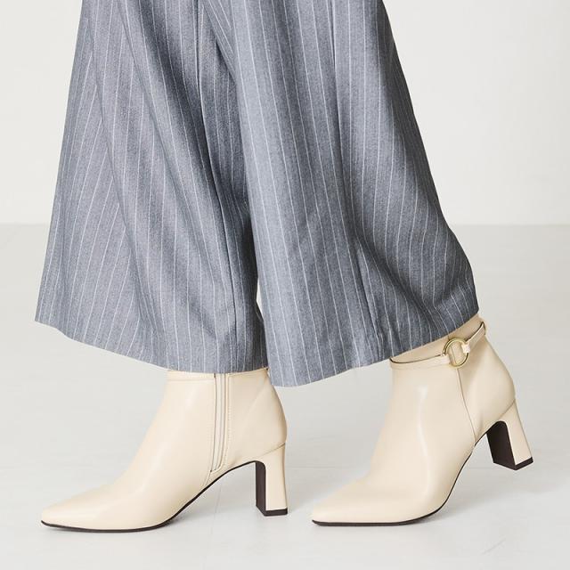 オリエンタルトラフィック（ORiental TRaffic）/リングデザインポインテッドトゥブーツ/41409