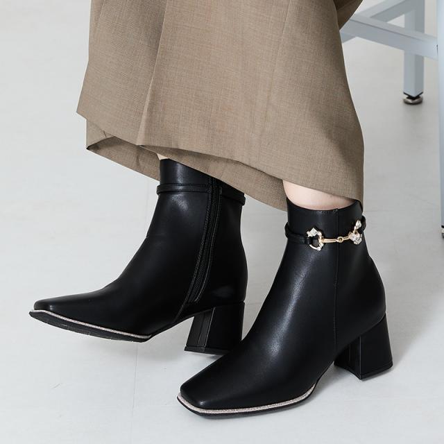 オリエンタルトラフィック（ORiental TRaffic）/ビジュービットヒールブーツ/41427