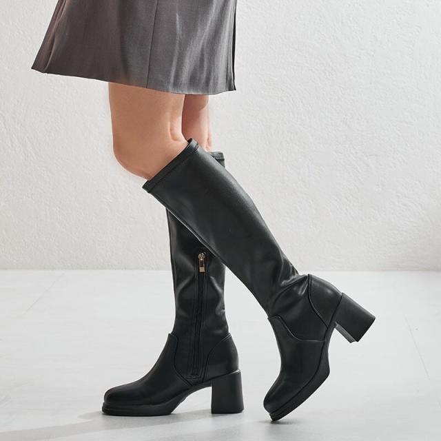 オリエンタルトラフィック（ORiental TRaffic）/【25秋冬新作】ソフトソールストレッチヒールロングブーツ/51504