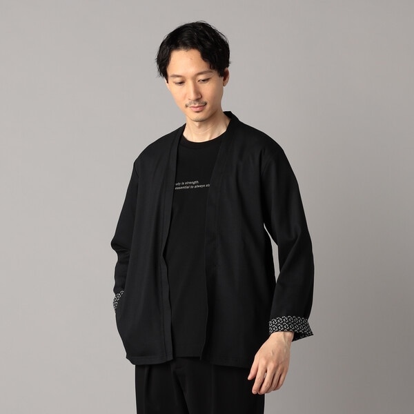 コムサ・メン（COMME CA MEN）/花柄使い ハッピカーディガン