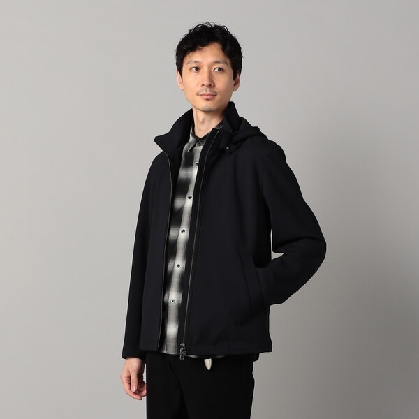 コムサ・メン（COMME CA MEN）/ダウンファブリック フード着脱 ブルゾン