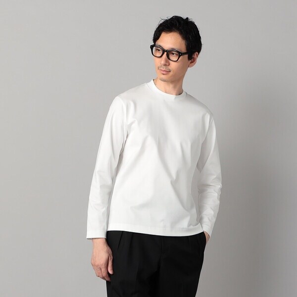 コムサ・メン（COMME CA MEN）/シルキーポンチ長袖ジャケTシャツ