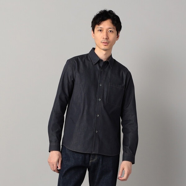 コムサ・メン（COMME CA MEN）/岡山産 反応染色コンパクトヤーン デニムシャツ