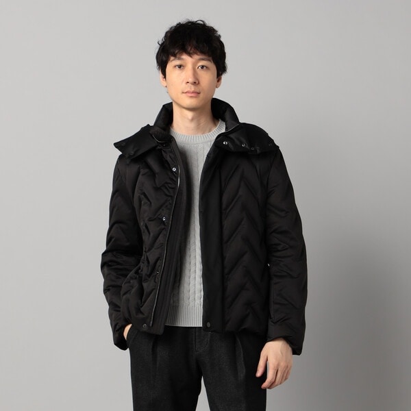 コムサ・メン（COMME CA MEN）/矢振柄 3D ダウンブルゾン