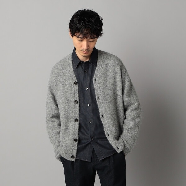 コムサ・メン（COMME CA MEN）/アルパカシャギー カーディガン