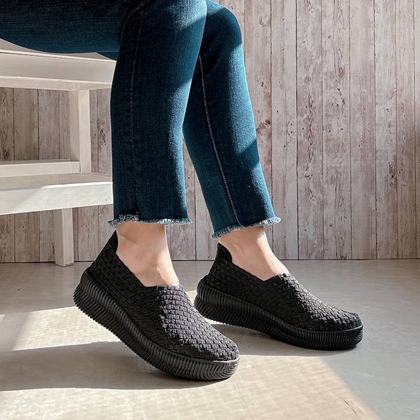 ゴムゴム（Gomu56）/【洗えて清潔】超軽量 厚底 スタイリッシュ スニーカー