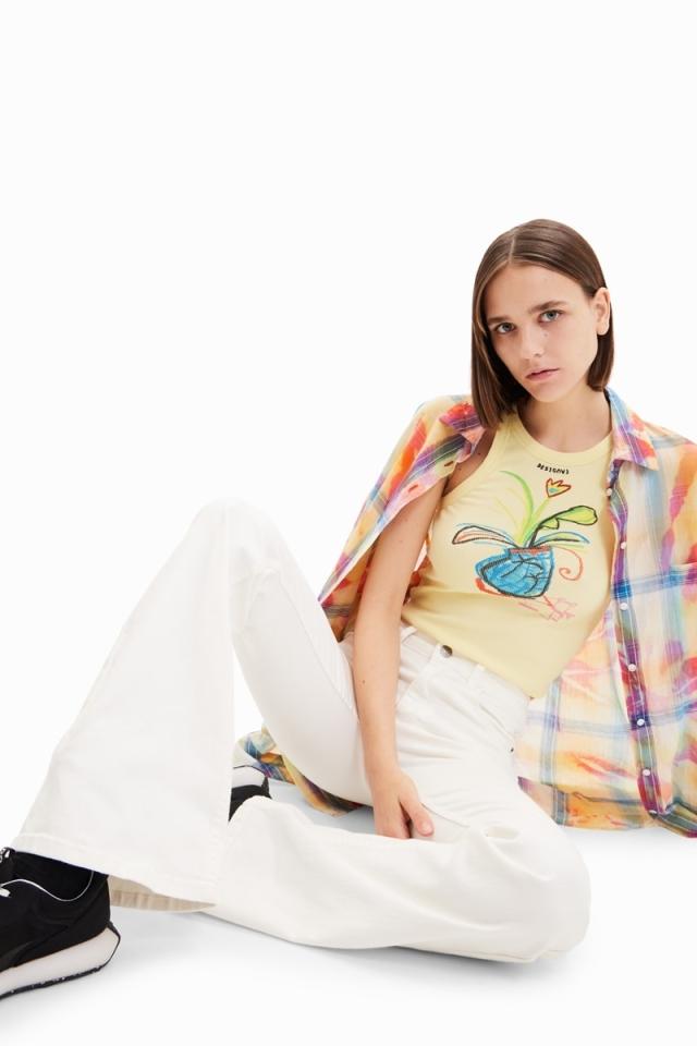 デシグアル（Desigual）/ロング フレアジーンズ