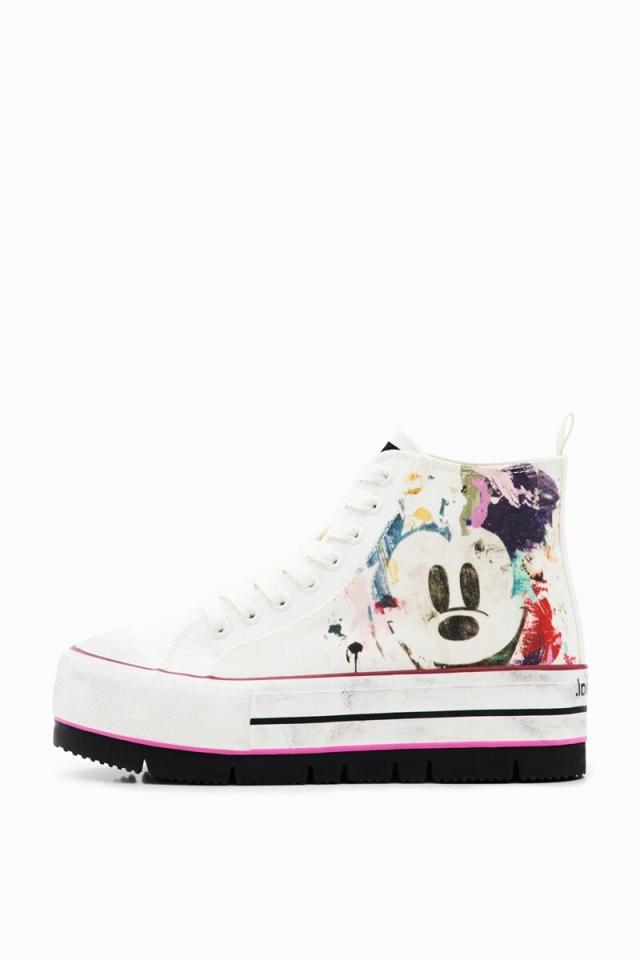 デシグアル（Desigual）/SNEAKER BOOTMICKEY ARTY スニーカーハイカット